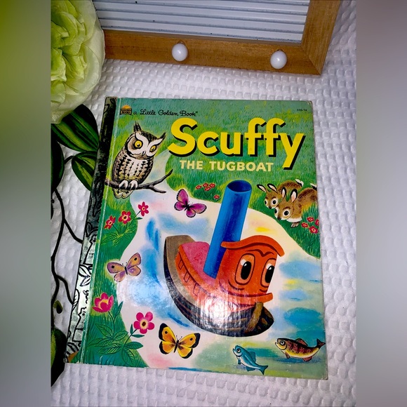 Other | Scruffy The Tugboat A Little Golden Book | Poshmark